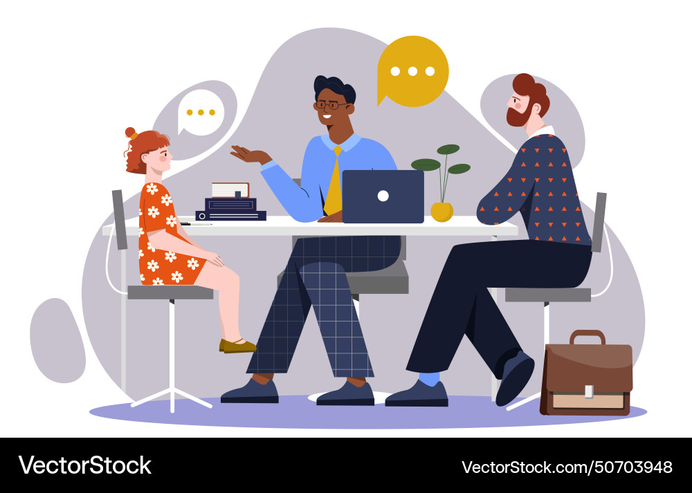 Principals office concept Royalty Free Vector Image