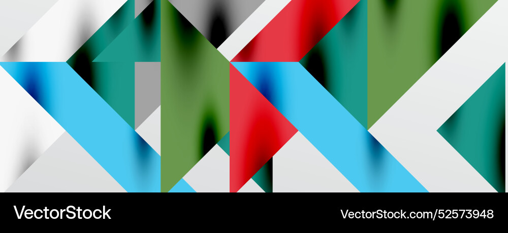 Tech minimal overlapping triangle shapes elements Vector Image