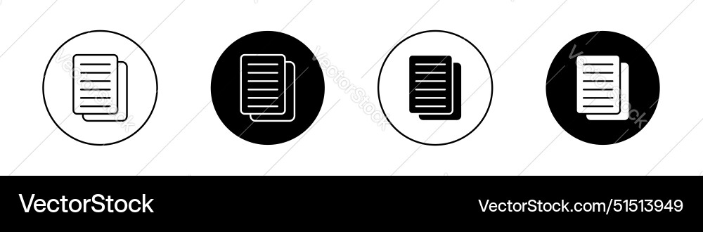 Duplicate icon Royalty Free Vector Image - VectorStock