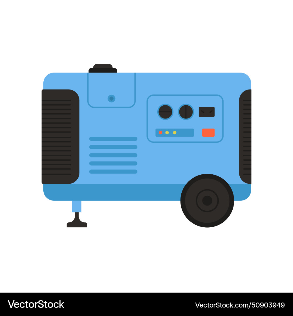 Electric generator charge transformer Royalty Free Vector