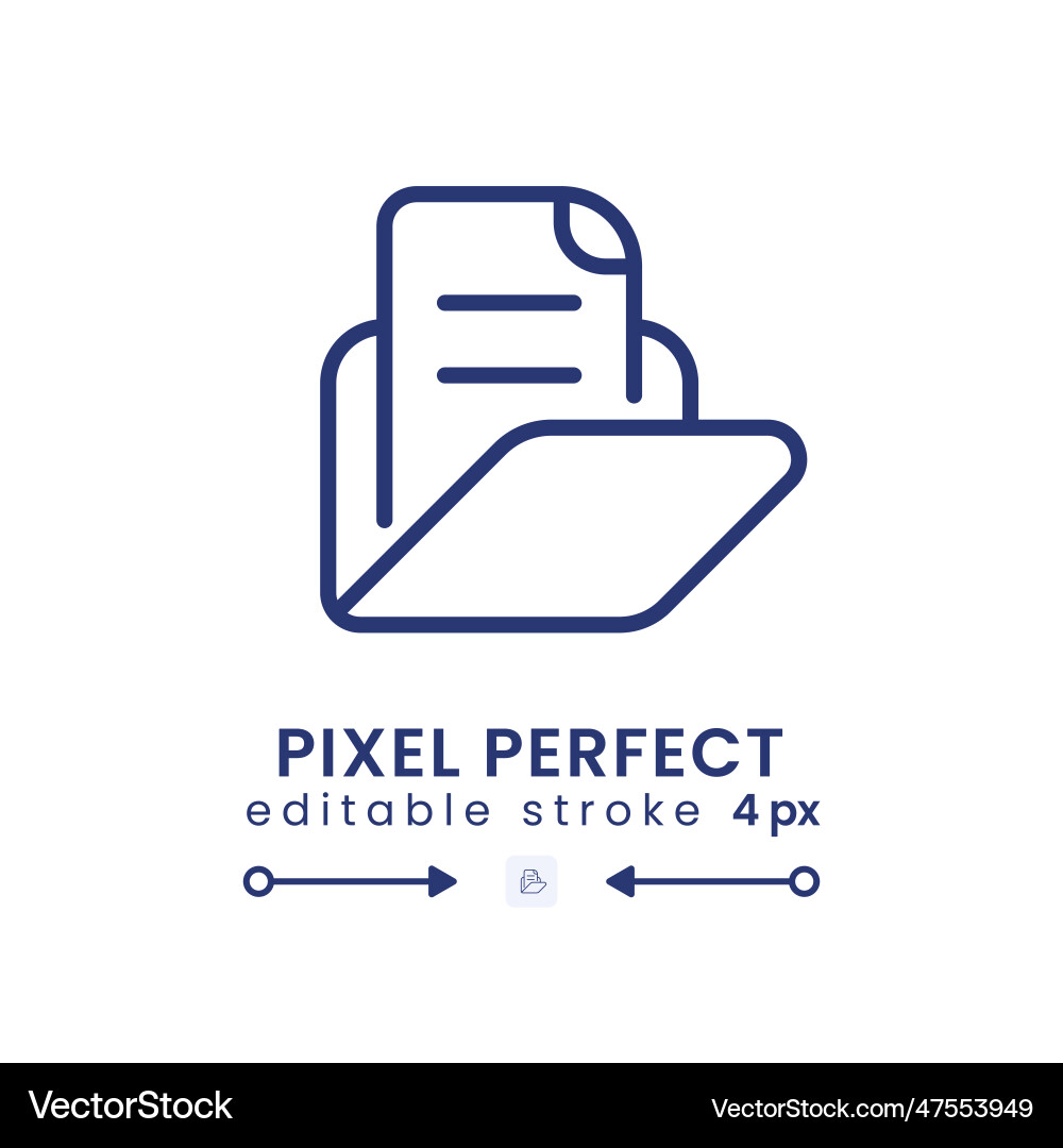 Folder Icon - File Management Royalty Free Vector Image