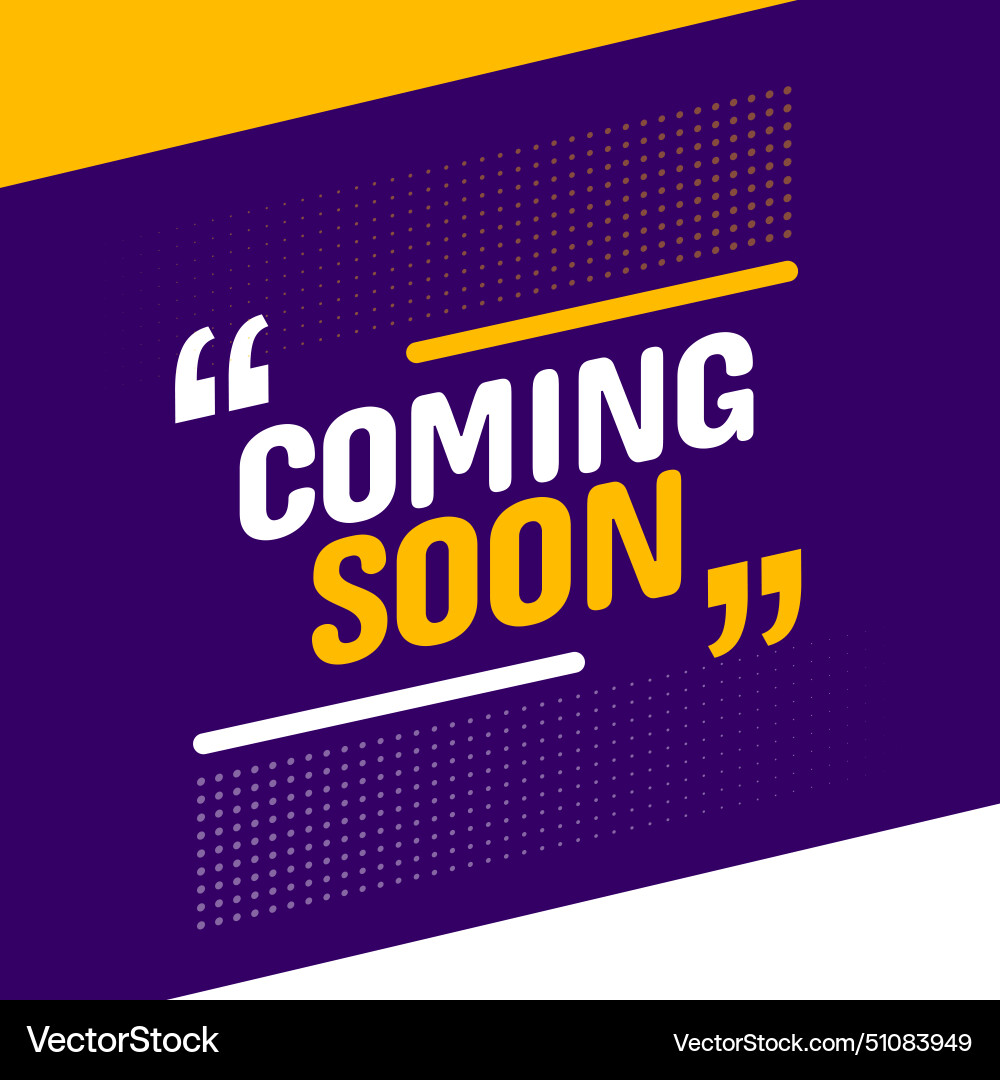 Special release coming soon modern background Vector Image