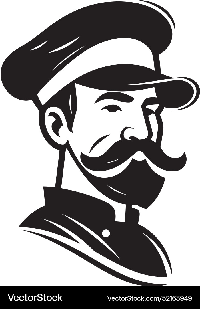 Vintage flavors on a plate retro chefs Royalty Free Vector