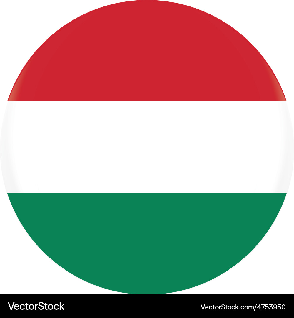 Hungary flag Royalty Free Vector Image - VectorStock