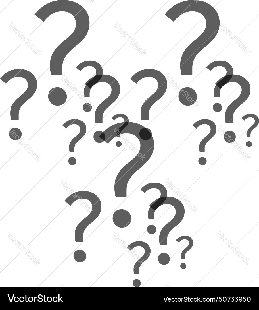 Question mark background Royalty Free Vector Image