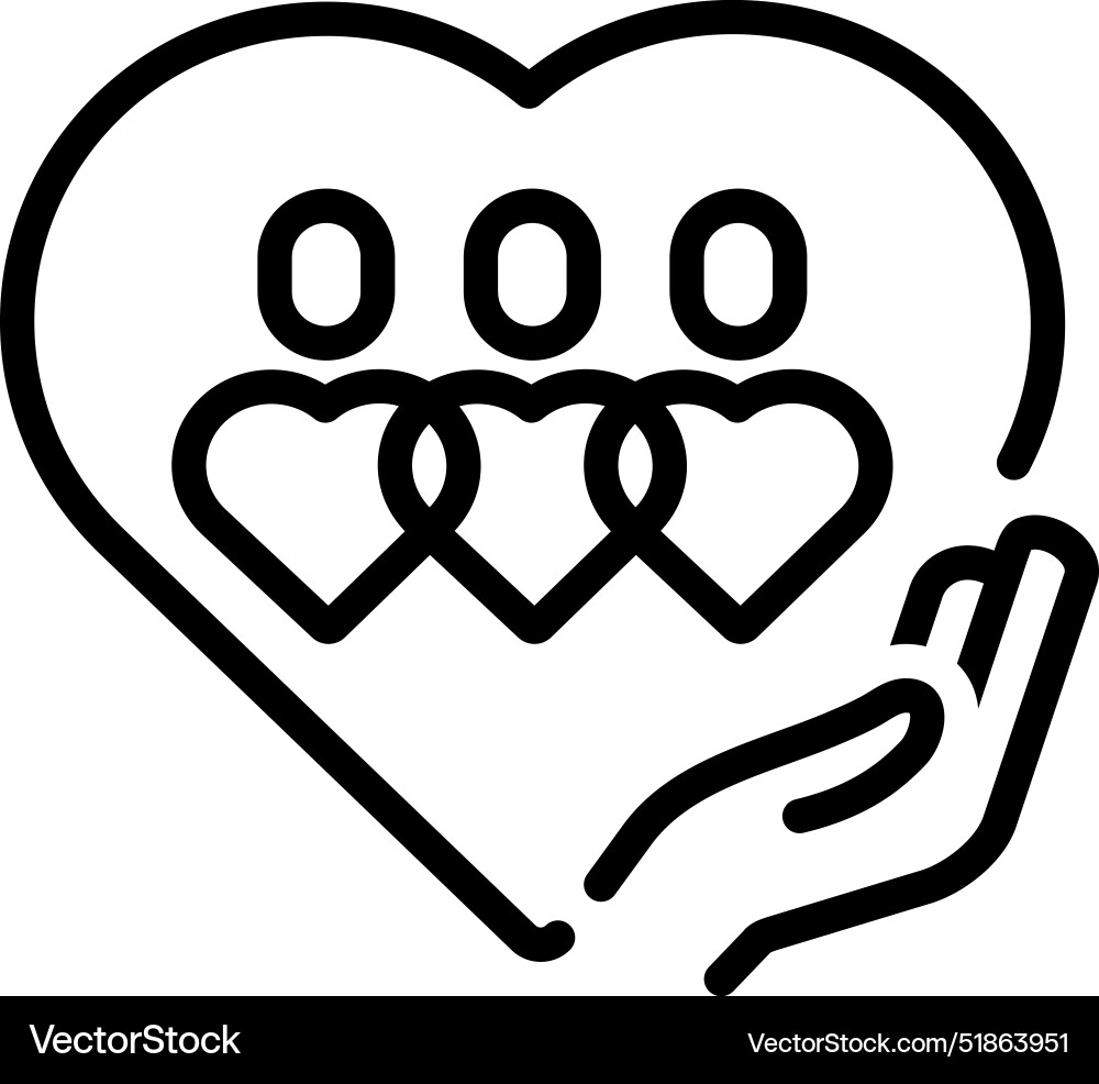 Caring Royalty Free Vector Image - VectorStock