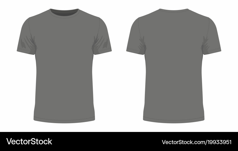 Mens black t shirt Royalty Free Vector Image - VectorStock