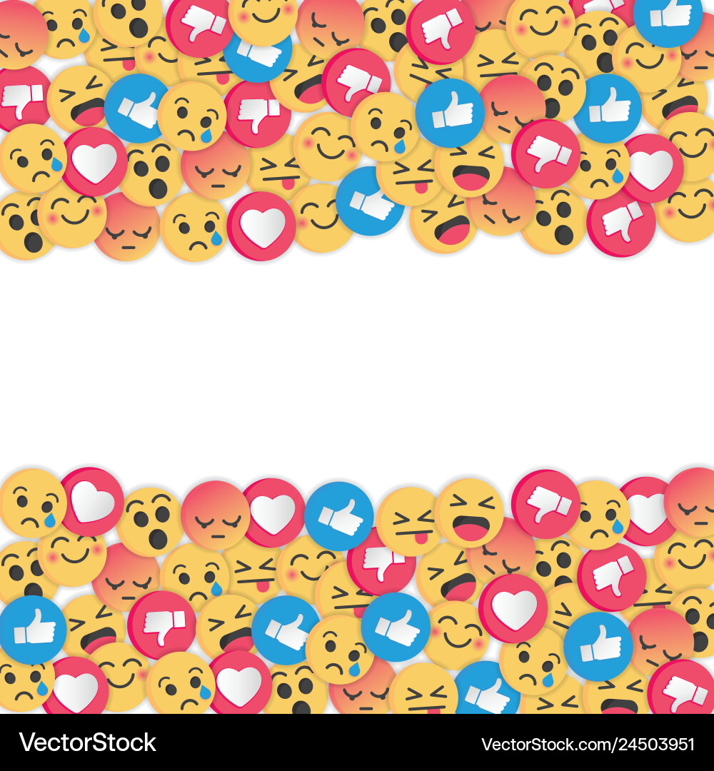 Modern emoji design on white background Royalty Free Vector