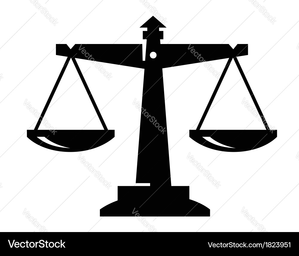 Scales icon Royalty Free Vector Image - VectorStock
