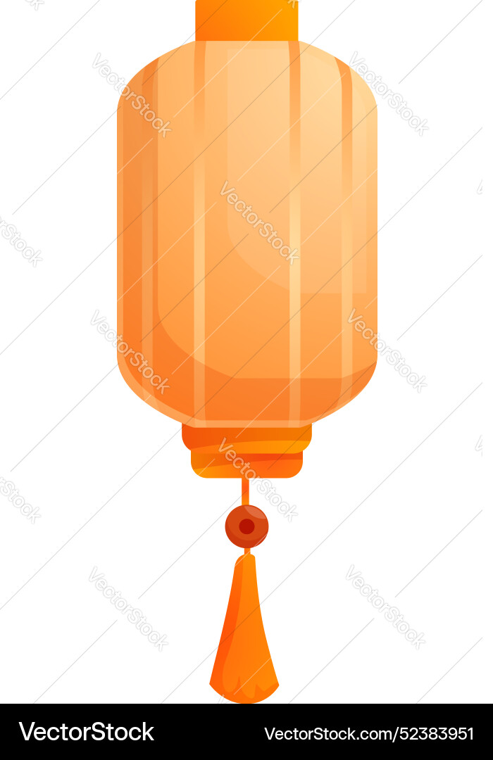 Traditional chinese hanging lantern celebrating Vector Image