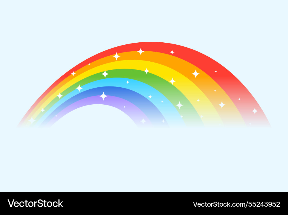Beautiful colorful rainbow spectrum background Vector Image