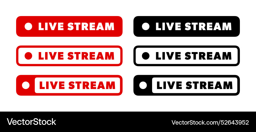 Live streaming real time engagement Royalty Free Vector