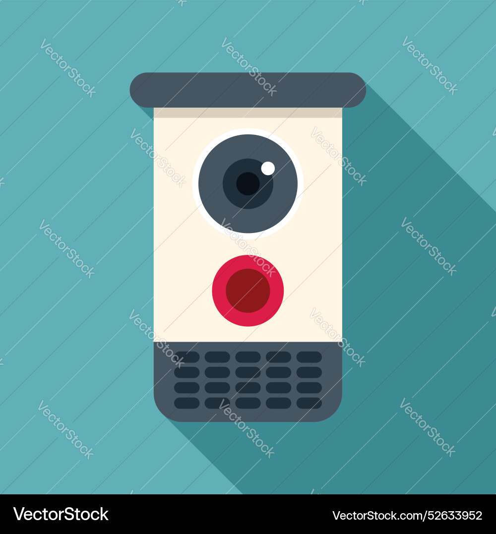 Modern security camera monitoring for enhanced Vector Image