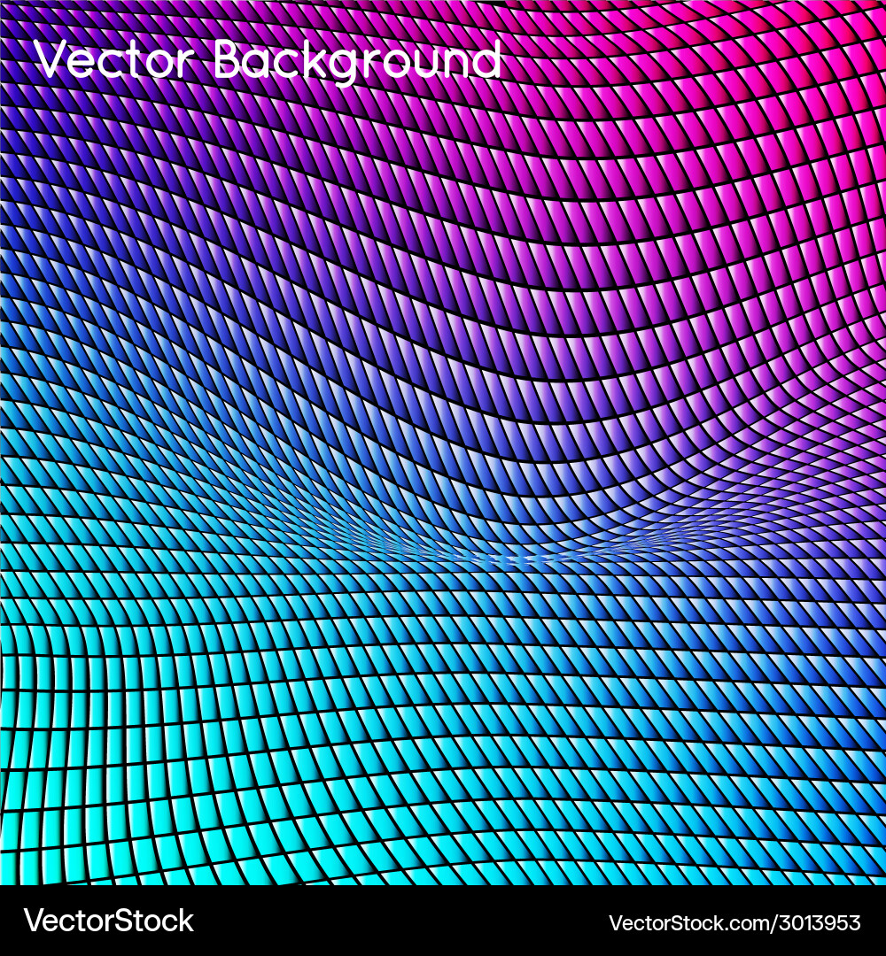 Abstract grid rainbow background Royalty Free Vector Image