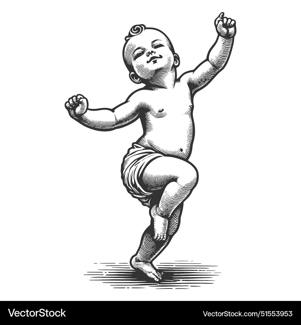 Babies Dancing Vector Images (over 6,200)