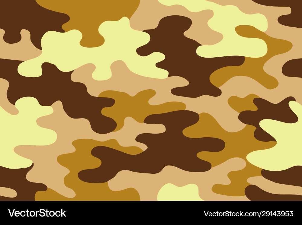 Seamless classic camouflage pattern Royalty Free Vector