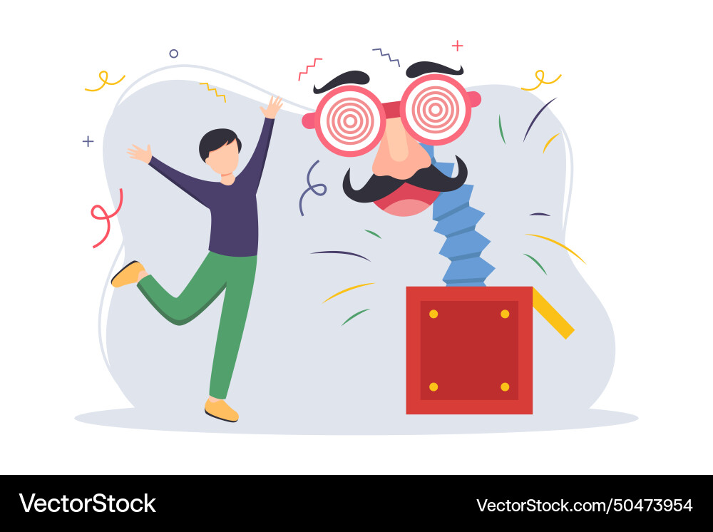 April fools flat Royalty Free Vector Image - VectorStock