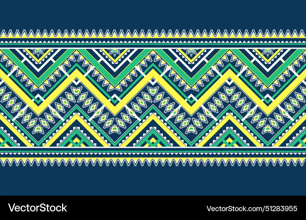 Abstract ethnic pattern traditional geometric Vector Image