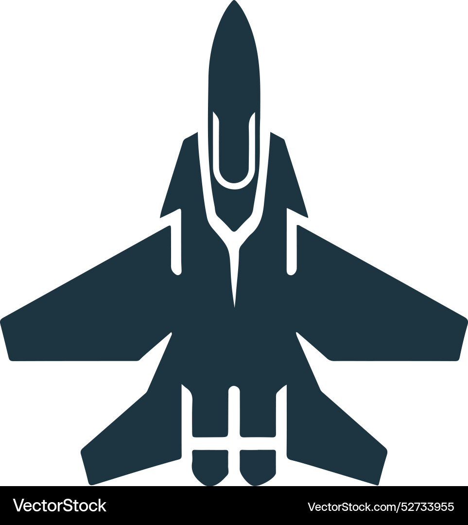 Aircraft icon isolated background Royalty Free Vector Image