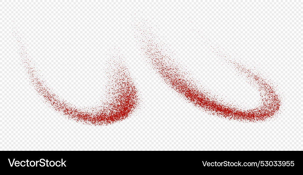 Chili powder splash dried pepper explosion Vector Image