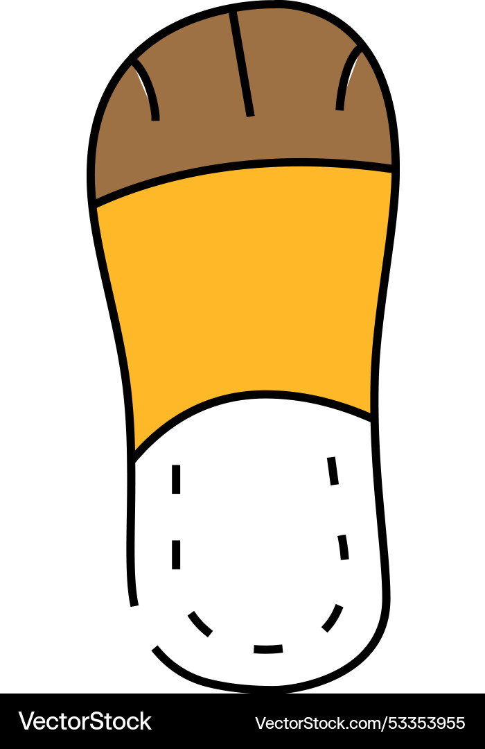 Comfort footwear icon color Royalty Free Vector Image