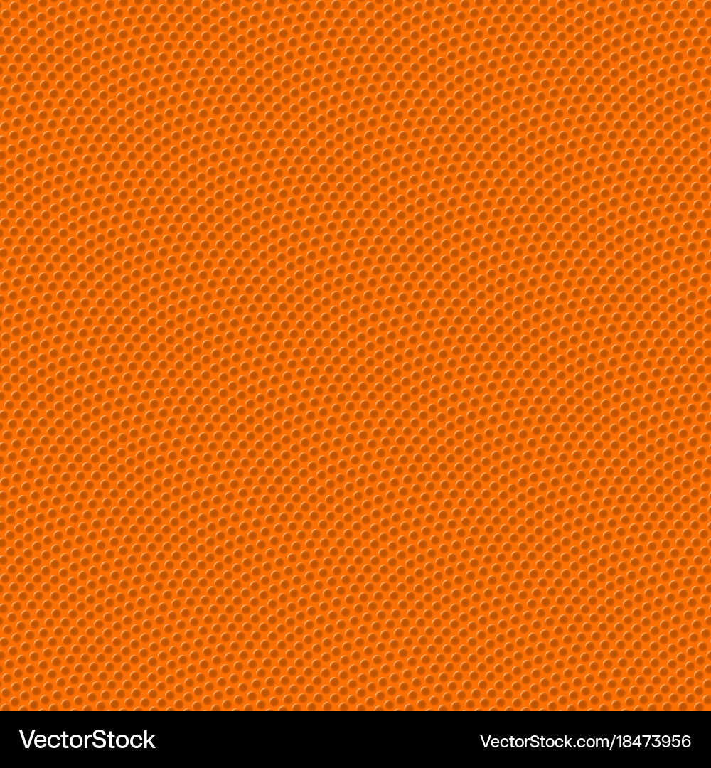 Basketball seamless texture with bumps Royalty Free Vector