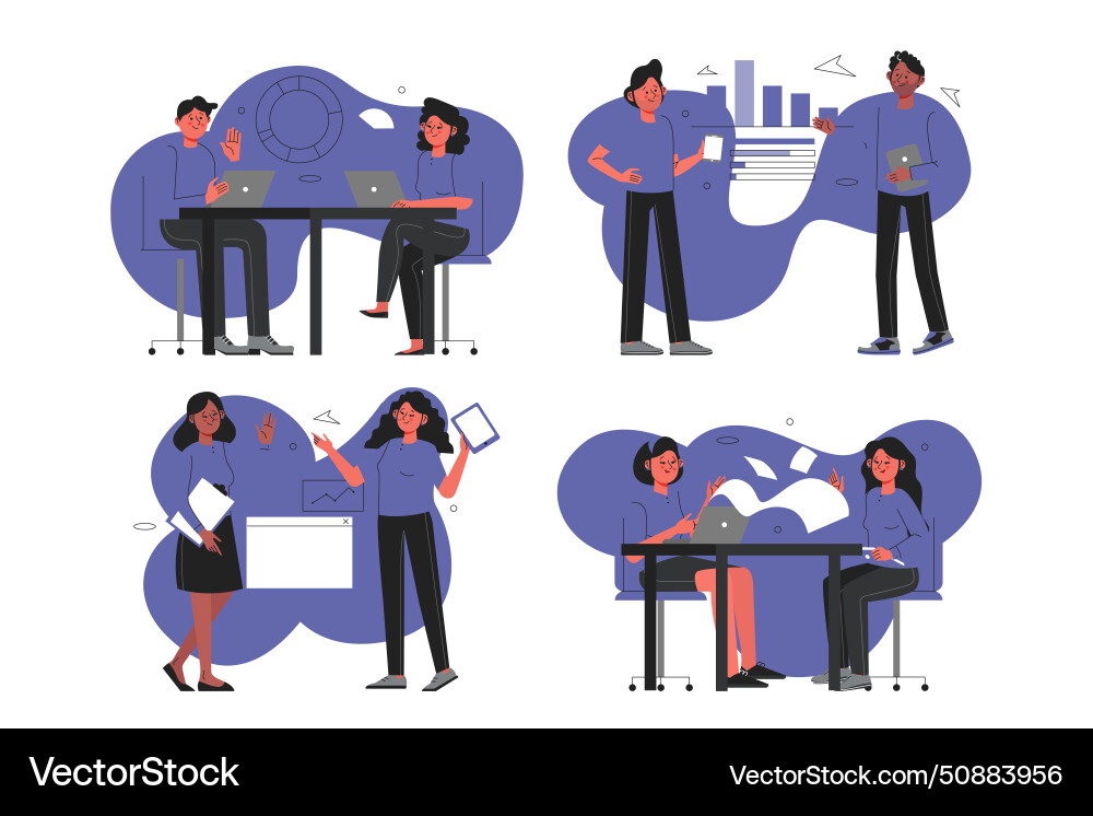 Business concept mega set collect Royalty Free Vector Image