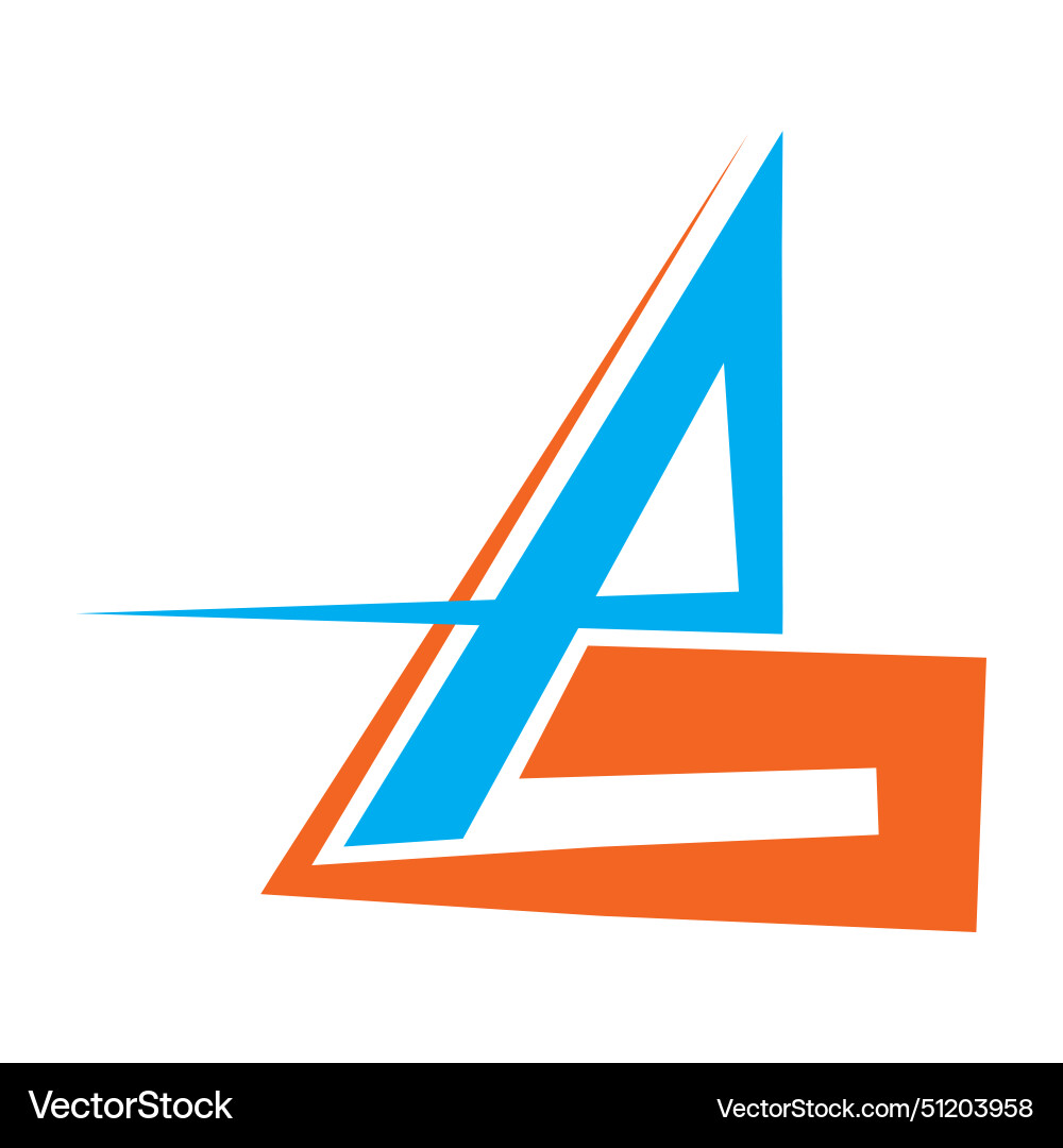 Ag letter logo Royalty Free Vector Image - VectorStock