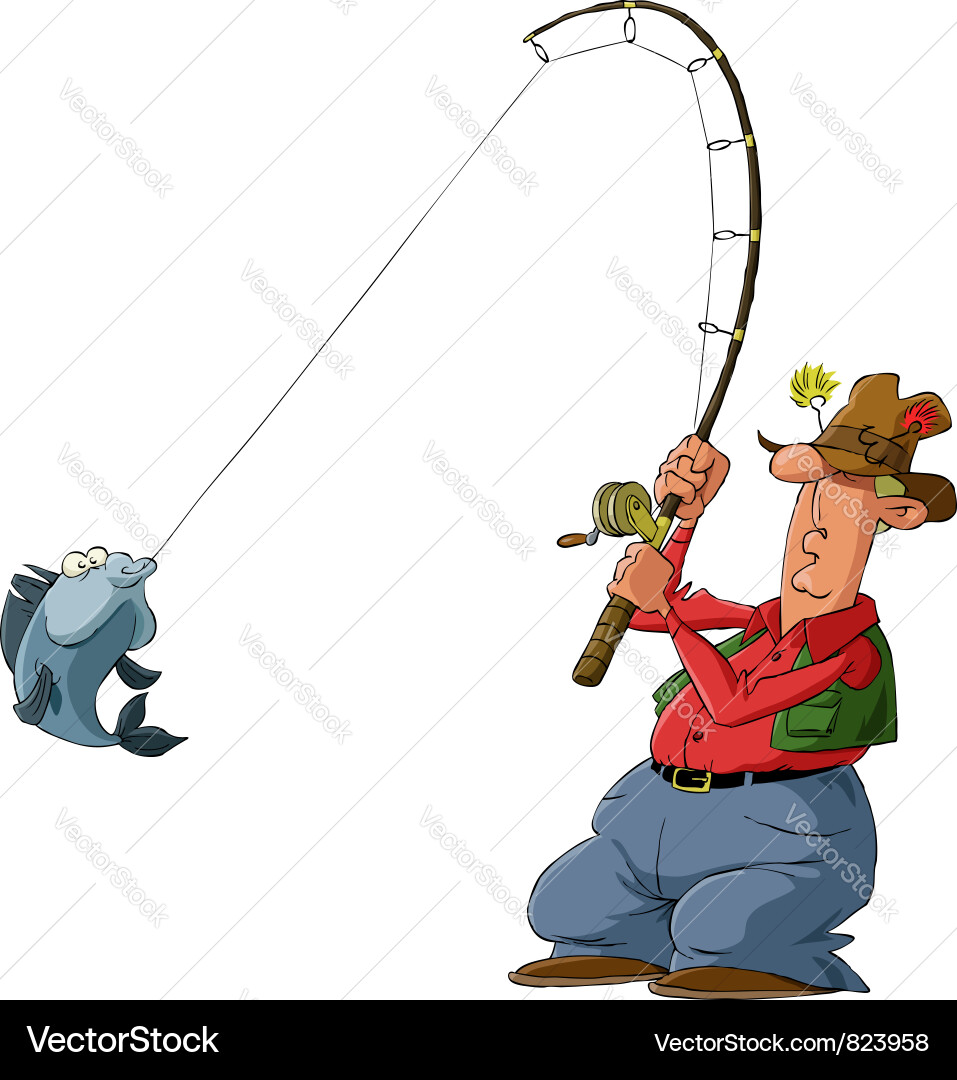 Catch Fish Cartoon