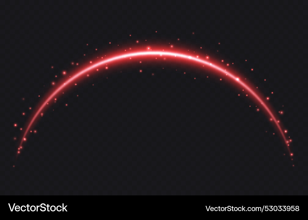 Magic arch with sparkles glowing arc stars Vector Image