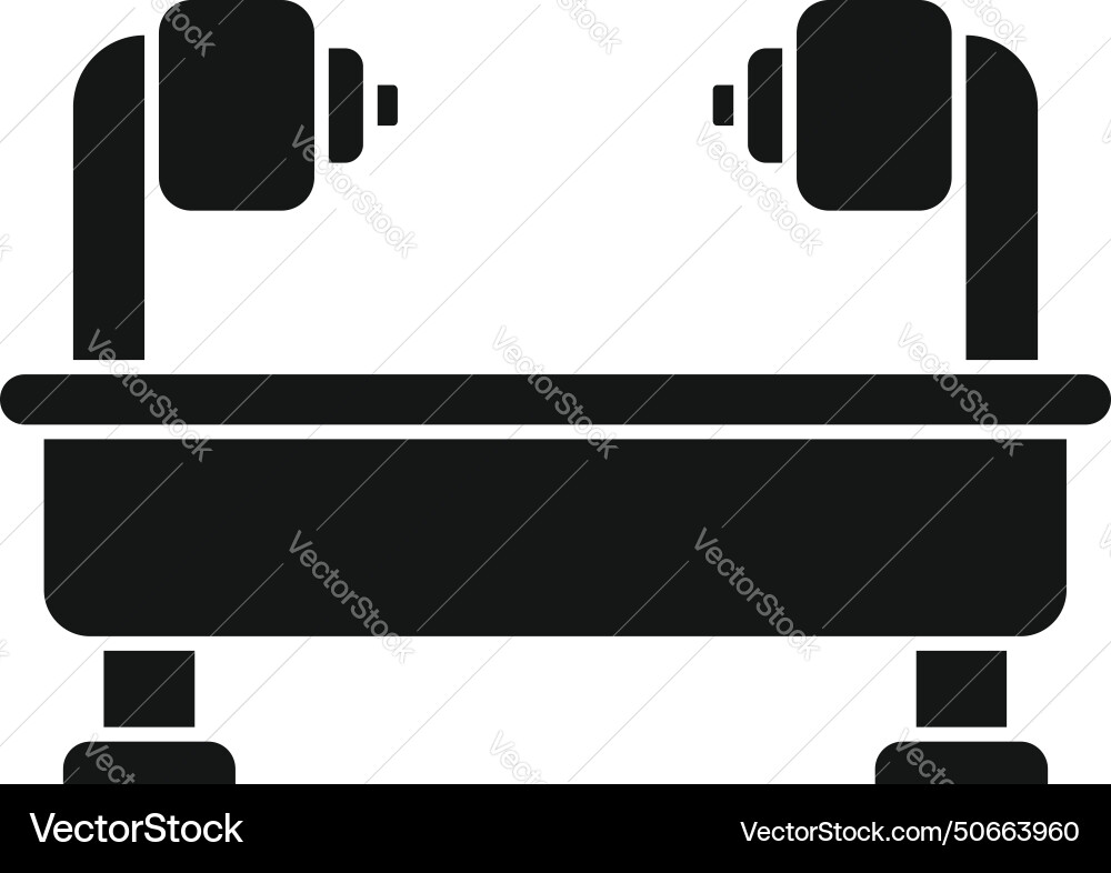 Machinery complex icon simple pressing Royalty Free Vector