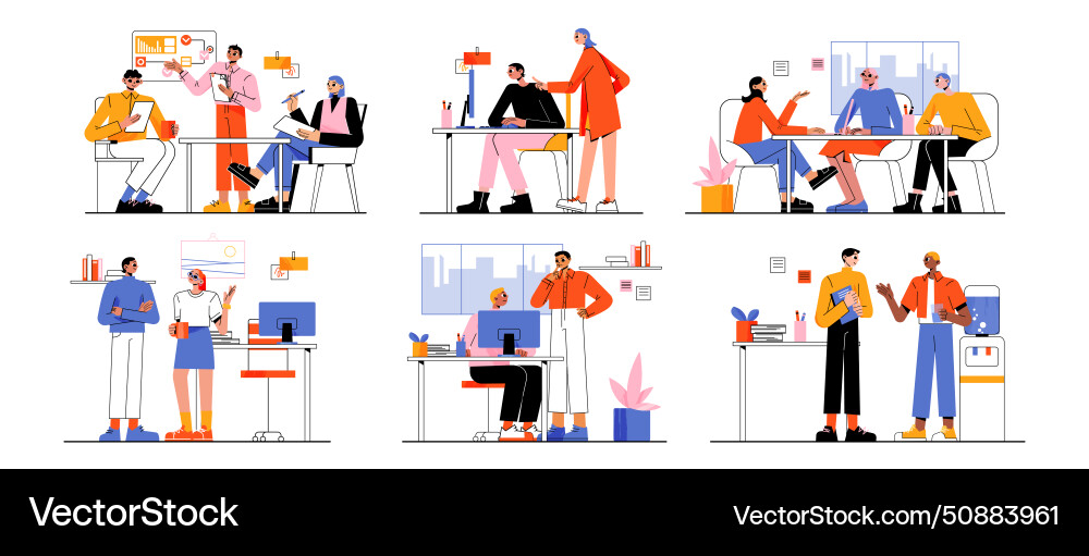 Business concept mega set collect Royalty Free Vector Image