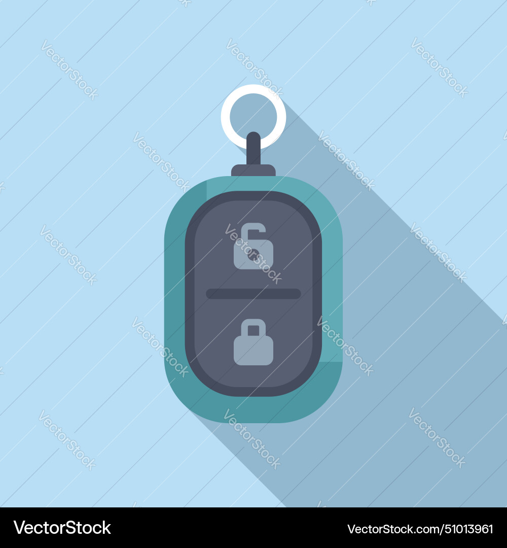 Safe chip control icon flat security Royalty Free Vector