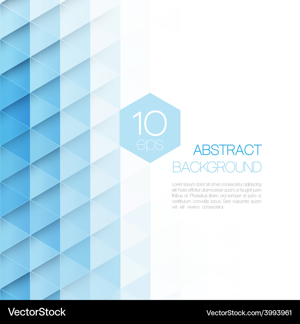 Triangular background Royalty Free Vector Image