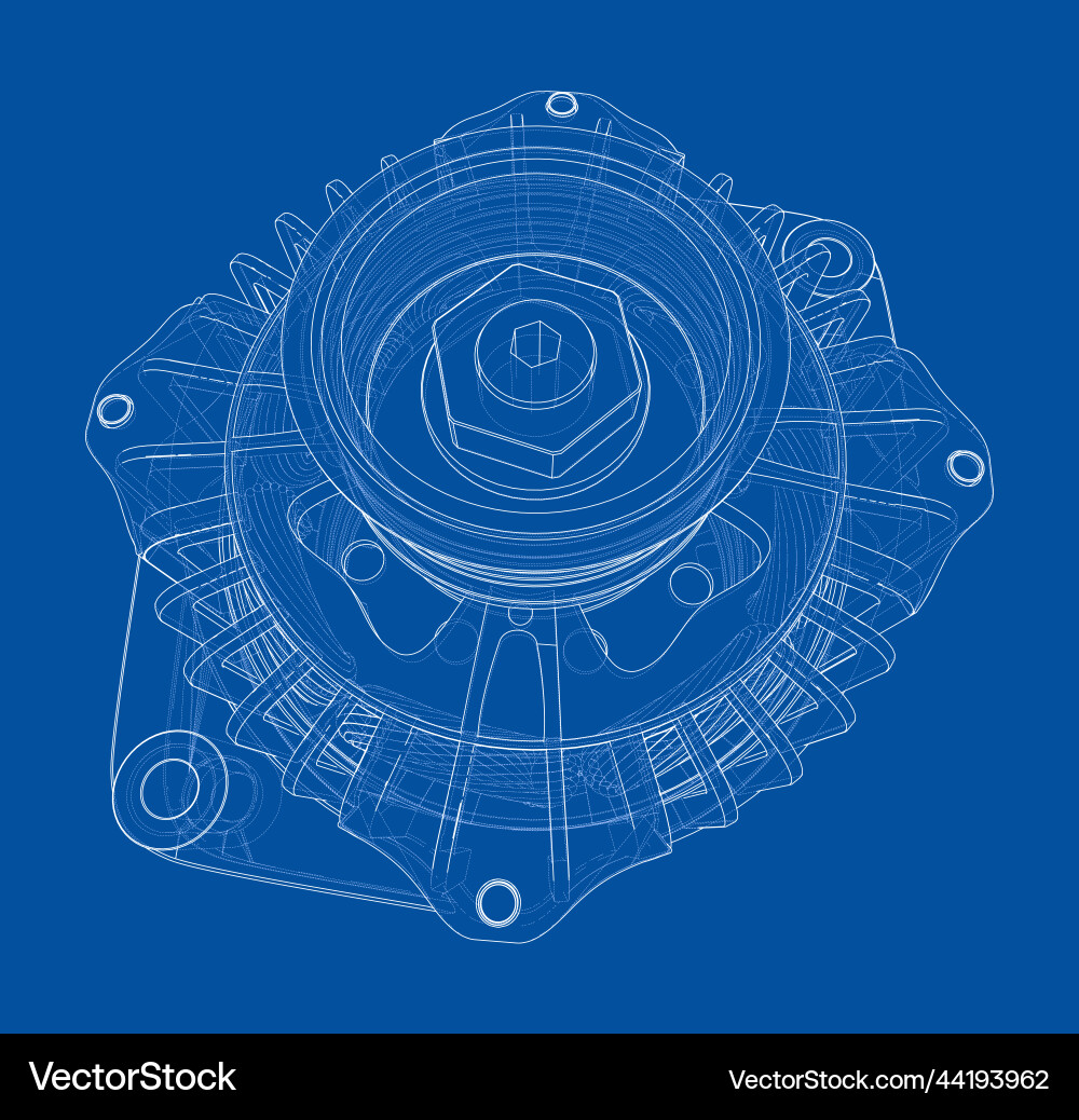 Car generator Royalty Free Vector Image - VectorStock