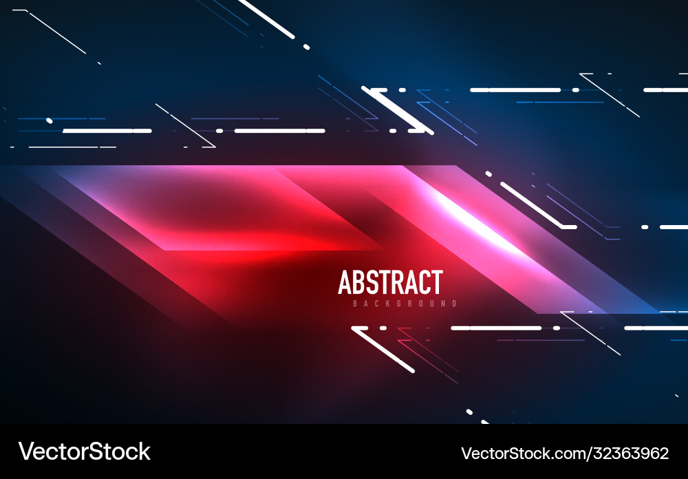 Dynamic neon shiny abstract background trendy Vector Image