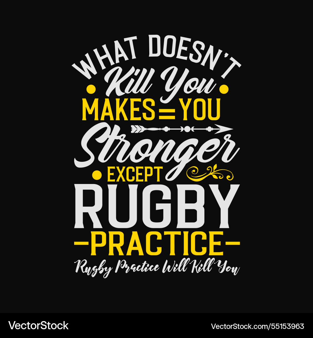 Funny rugby player practice team coach Royalty Free Vector