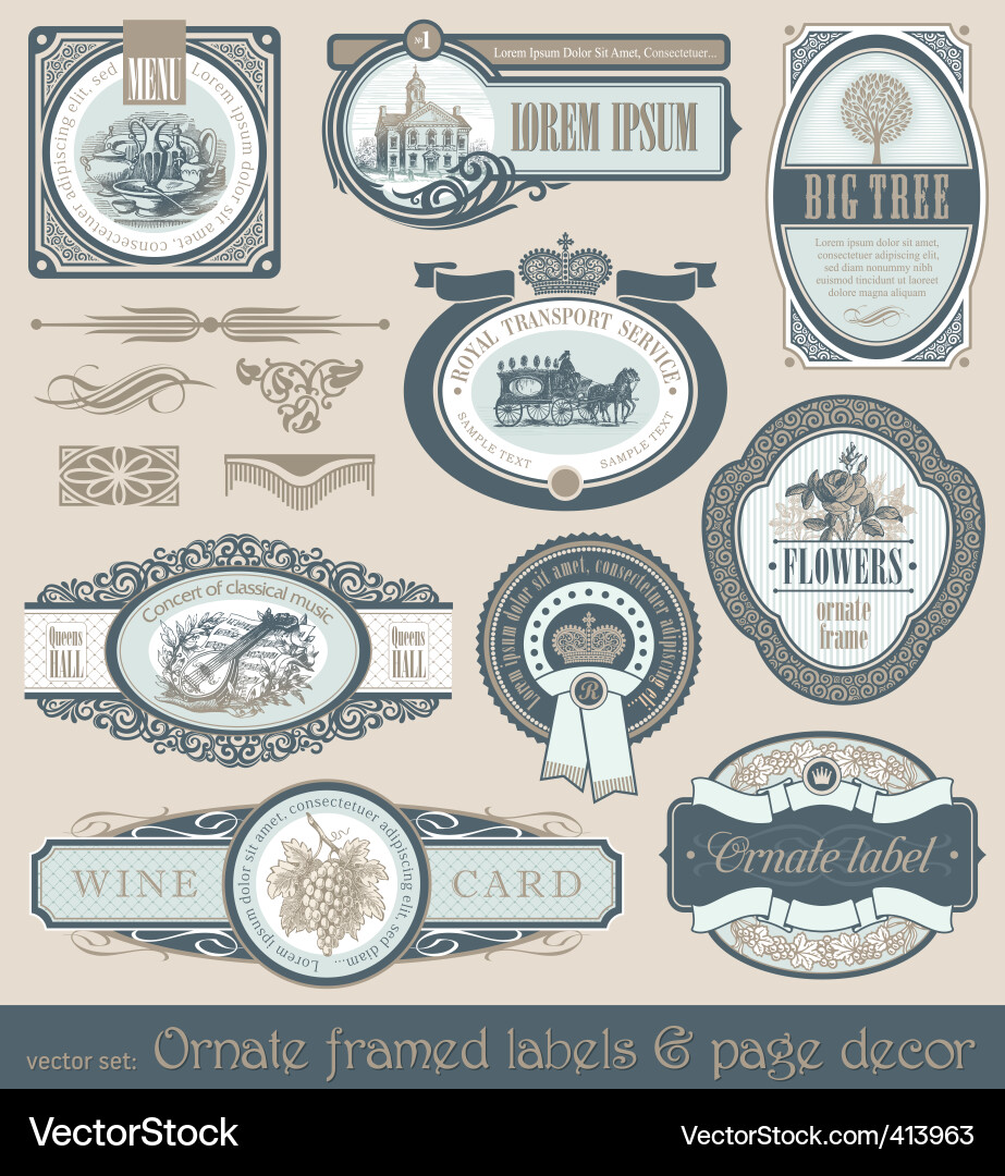 Vintage Label Vector Free Download