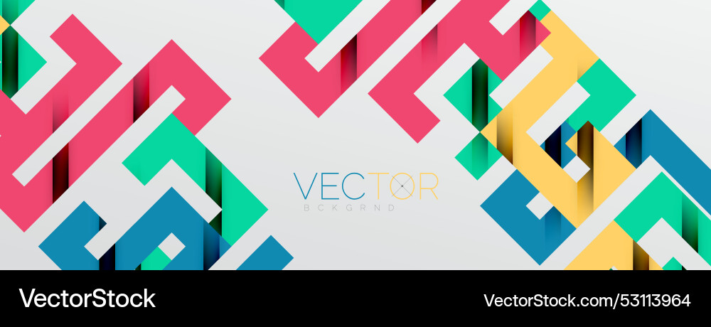 Color bend lines with shadow texture effect Vector Image