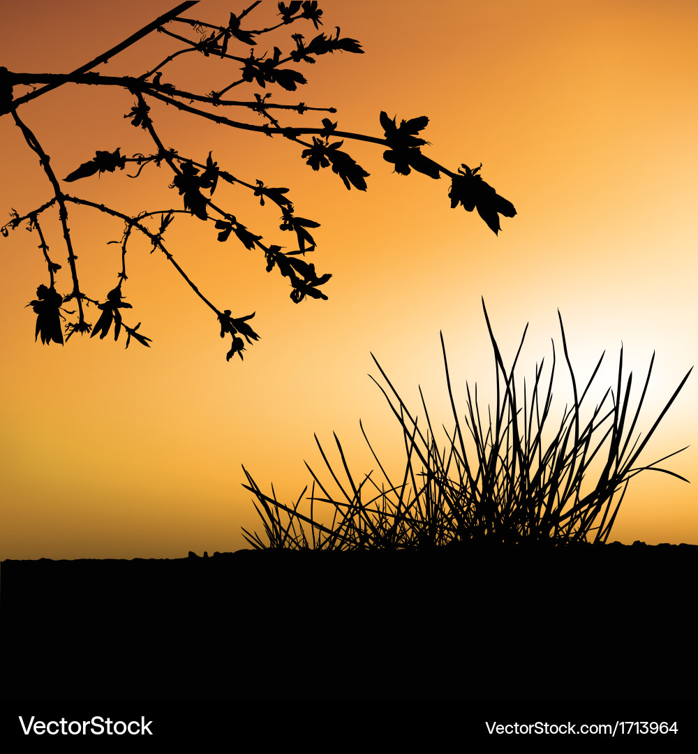 Shrub Silhouette Vector Images (over 2,900)