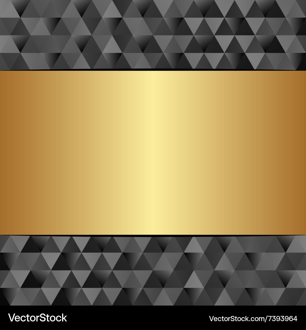 Golden background with black texture Royalty Free Vector