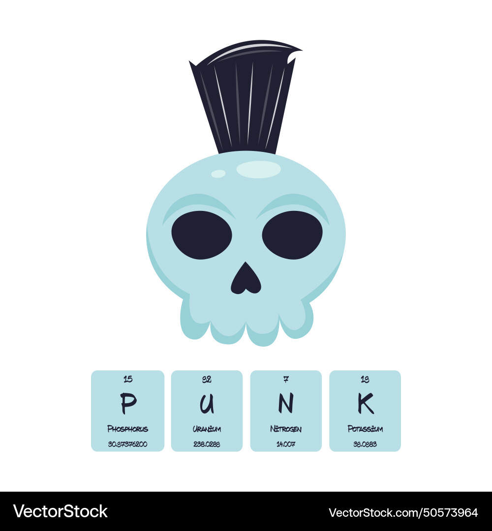 Punk science design Royalty Free Vector Image - VectorStock