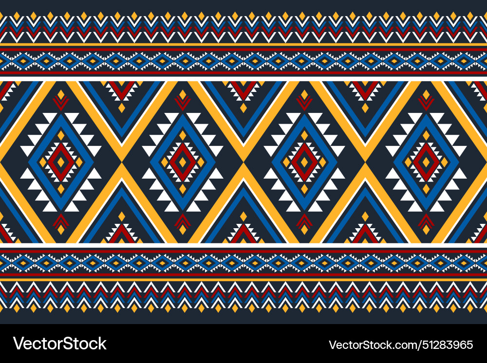 Aztec ethnic pattern traditional geometric Vector Image