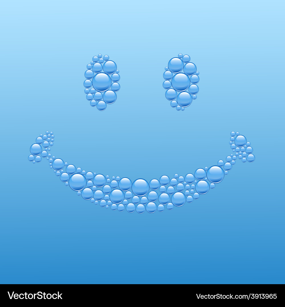 Bubble smiley Royalty Free Vector Image - VectorStock