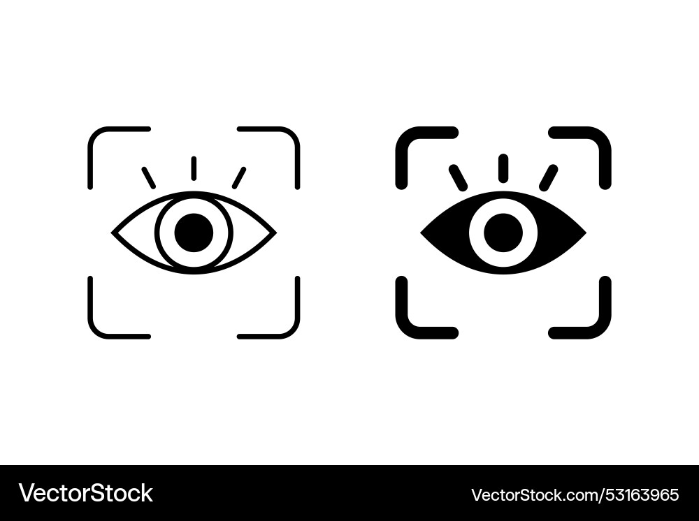 Iris recognition for biometric identification sign
