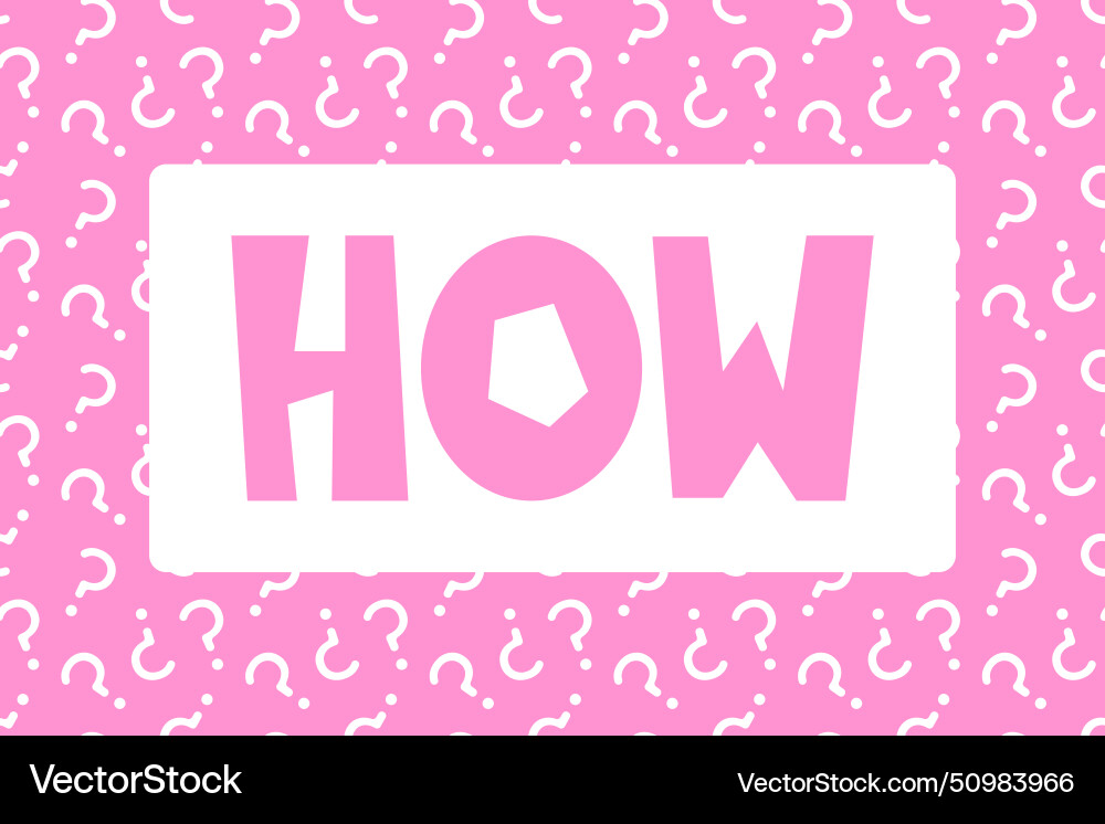 How word on seamless pattern background Royalty Free Vector