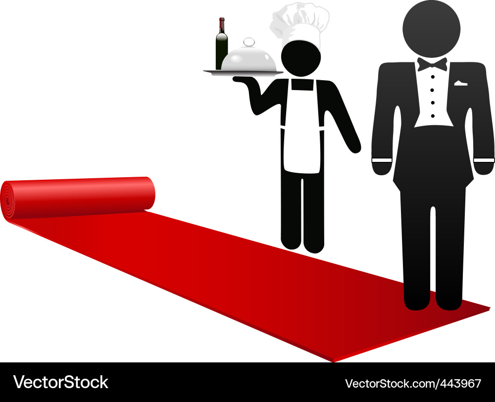 Hospitality industry Royalty Free Vector Image