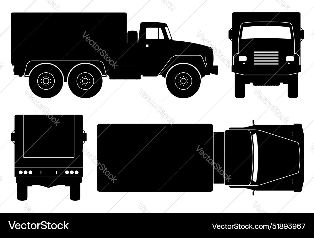 Lorry Top View Vector Images (over 810)