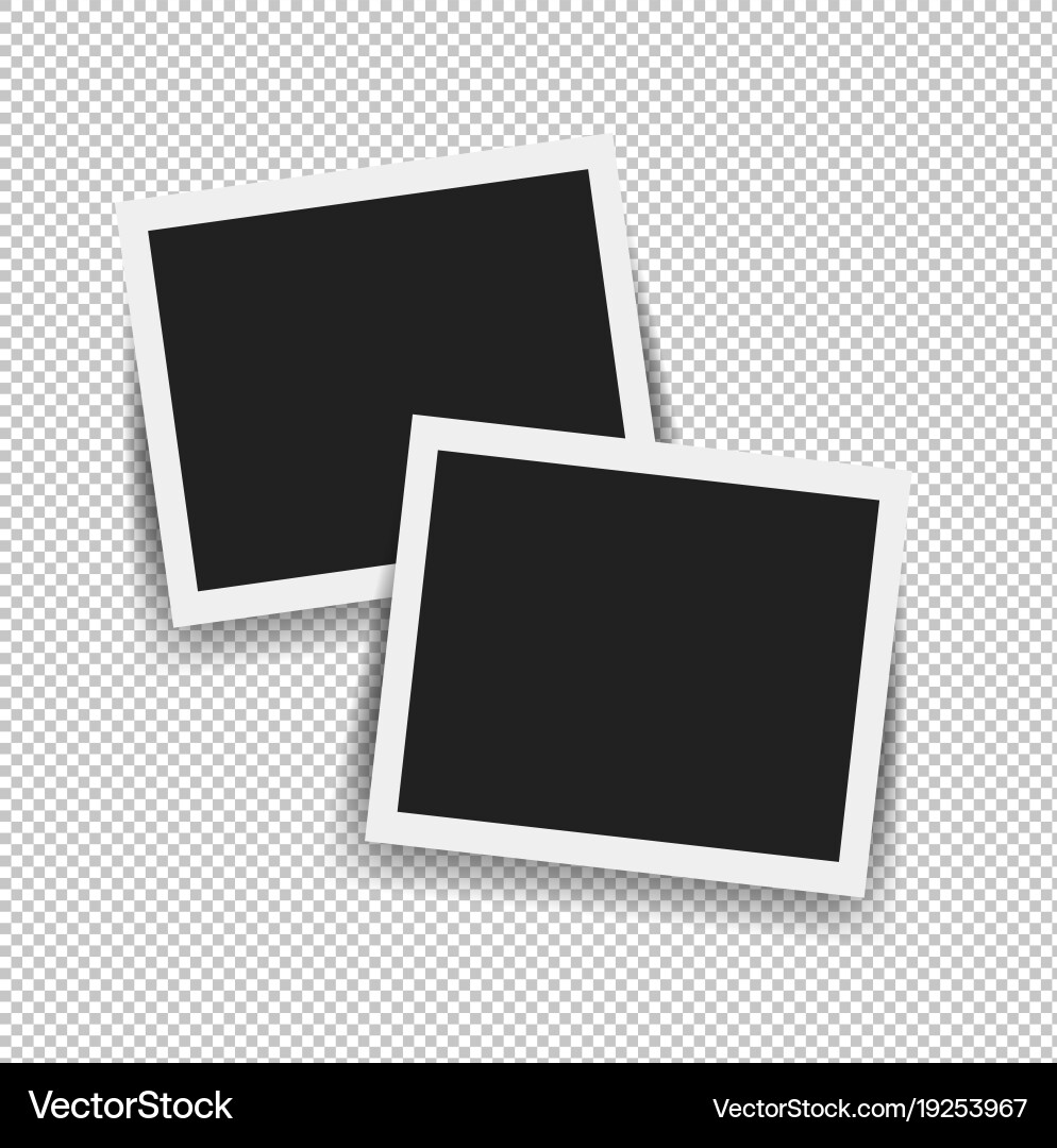 Photo frame isolated Royalty Free Vector Image