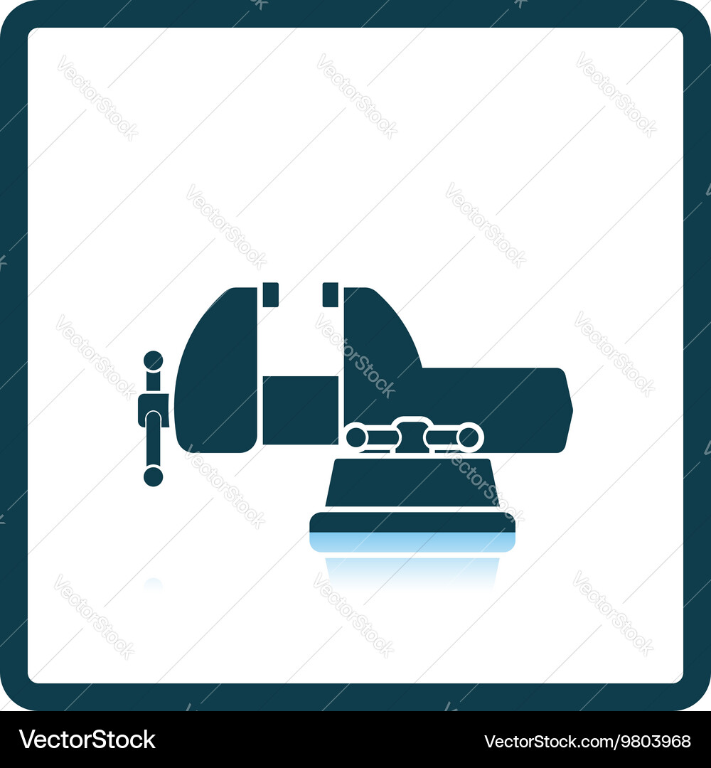 Icon of vise Royalty Free Vector Image - VectorStock